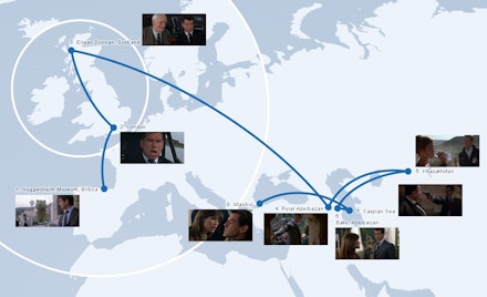 Empire’s James Bond Travel Map | Movies | Empire