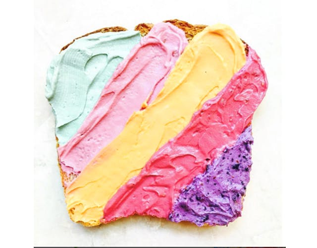 Unicorn toast is here and it looks AMAZING - heat