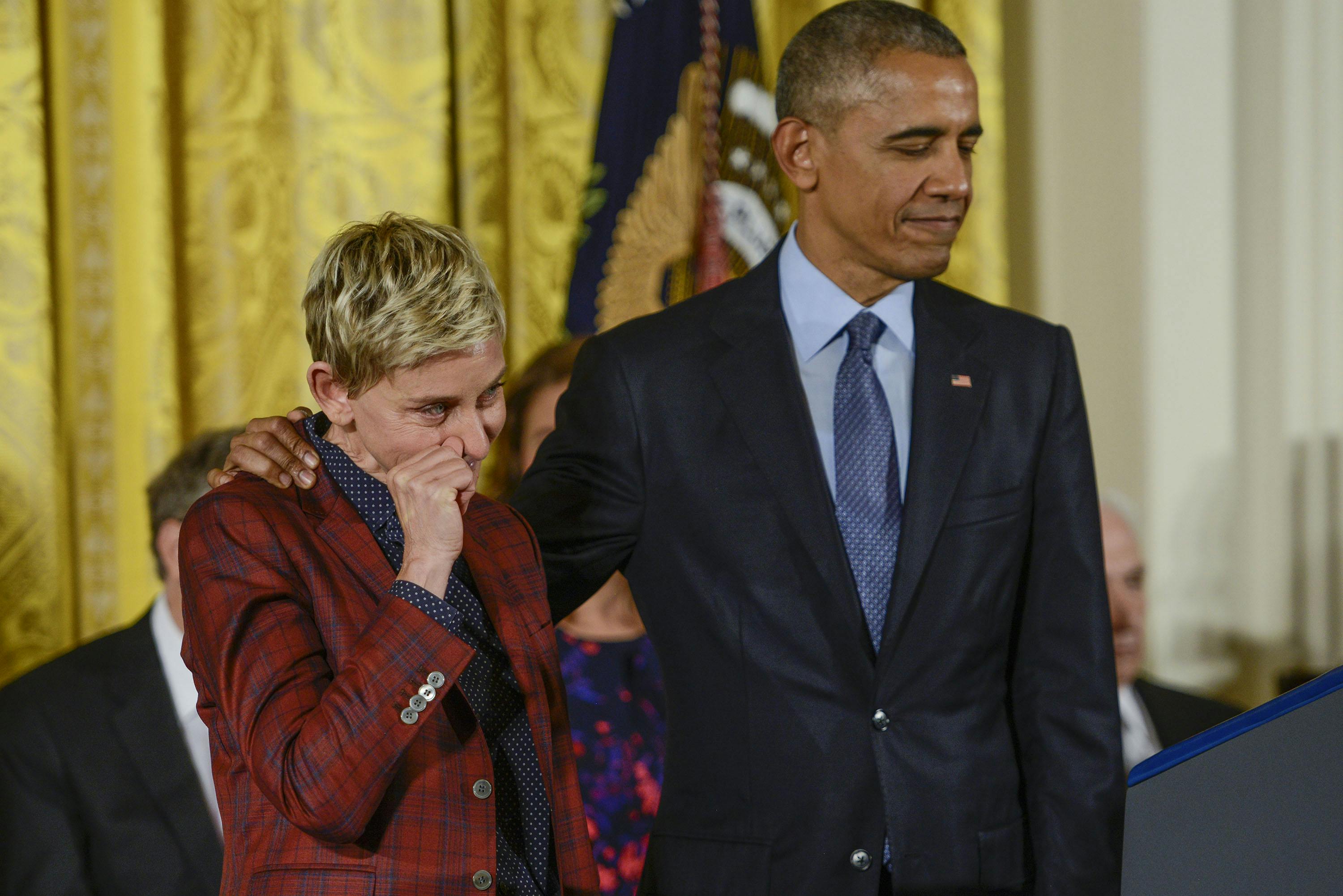 Obama’s Emotional Speech For Ellen De Generes - Grazia