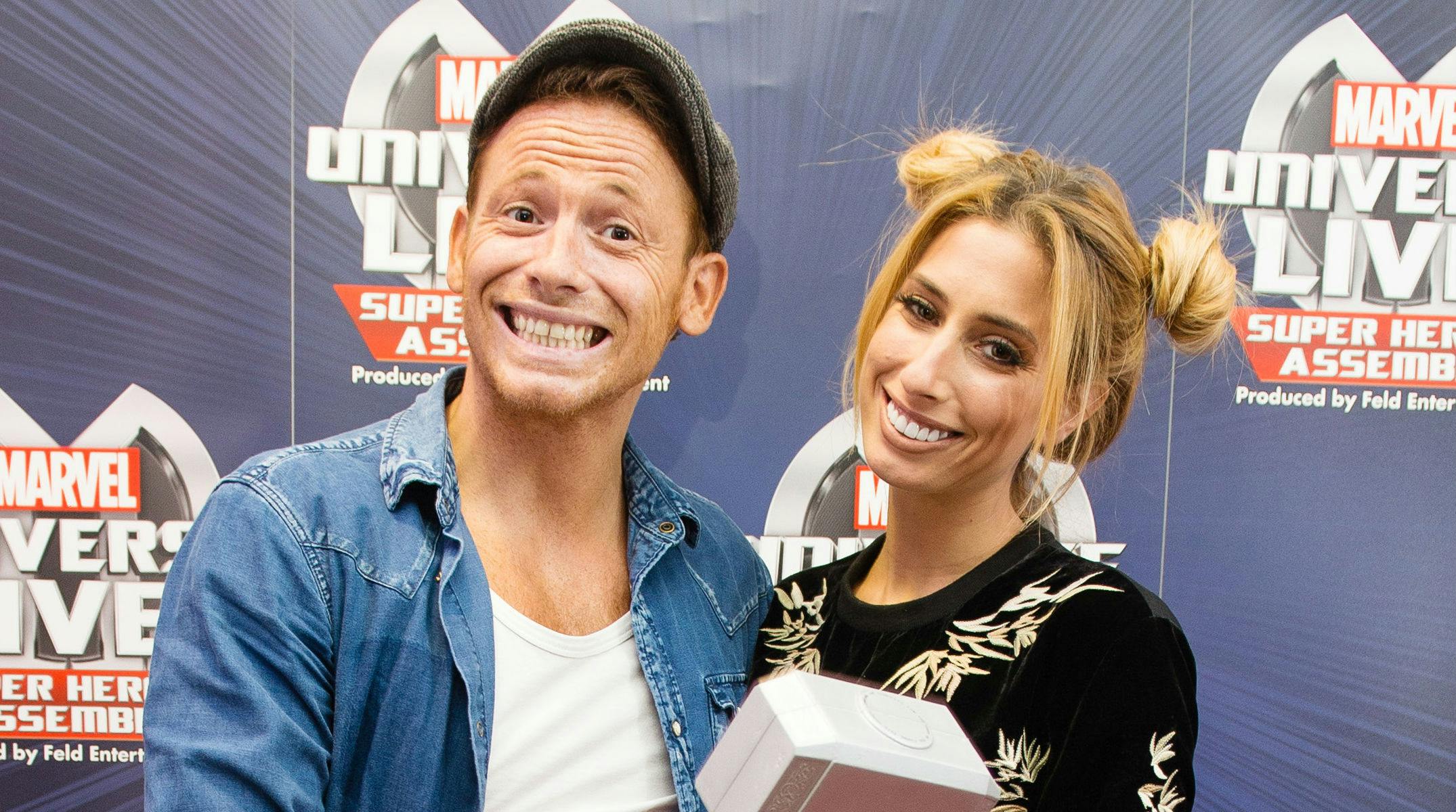 Stacey Solomon read her lines off a clipboard in her pants debut- heat