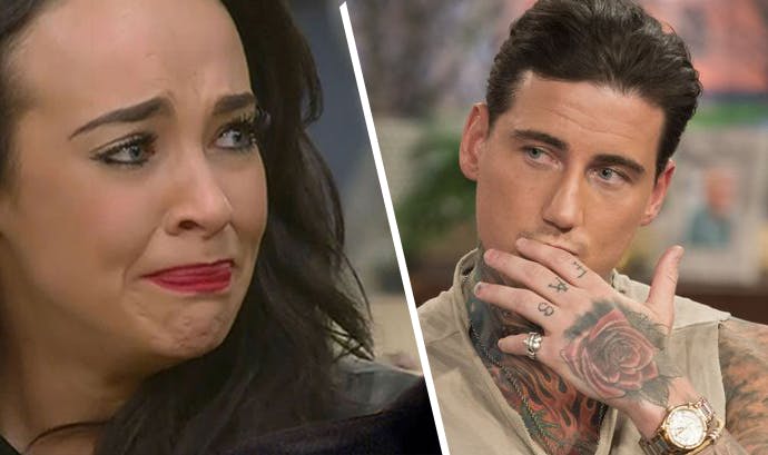 Stephanie Davis supports Jeremy McConnell at his father's funeral - Closer