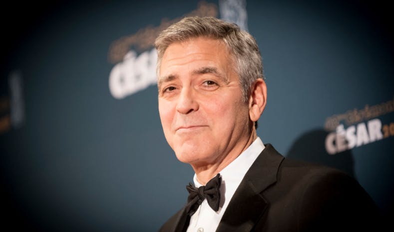 George Clooney Surprises 87-Year-Old Fan With Flowers