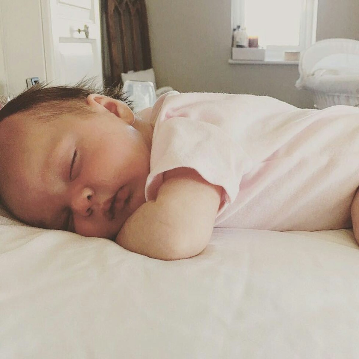 TOWIE's Amy Childs shares baby Polly's first smile - and it's a beauty!