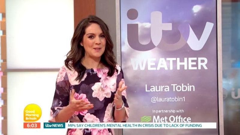 GMB weather girl Laura Tobin gives birth to baby girl