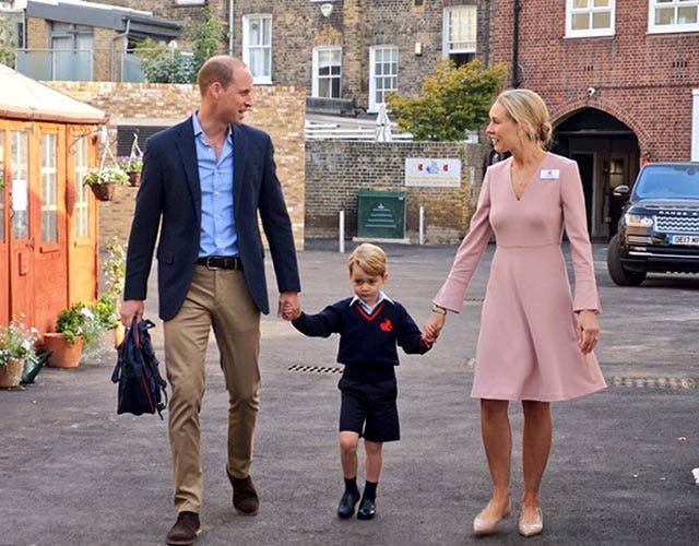 Prince William Takes Prince George To His First Day Of School - Grazia