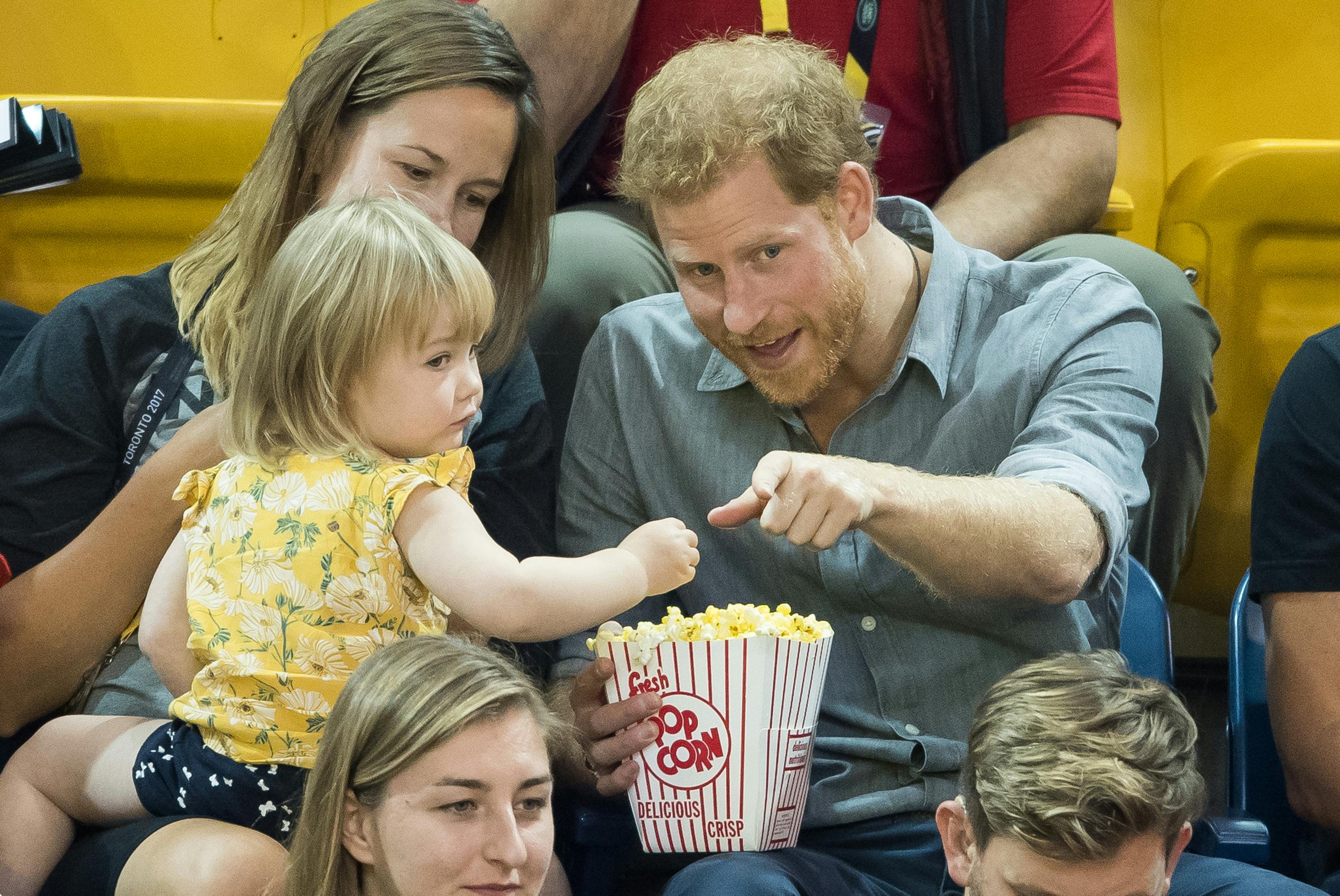 Prince Harry Had His Popcorn Stolen By Toddler At Invictus Games - Grazia