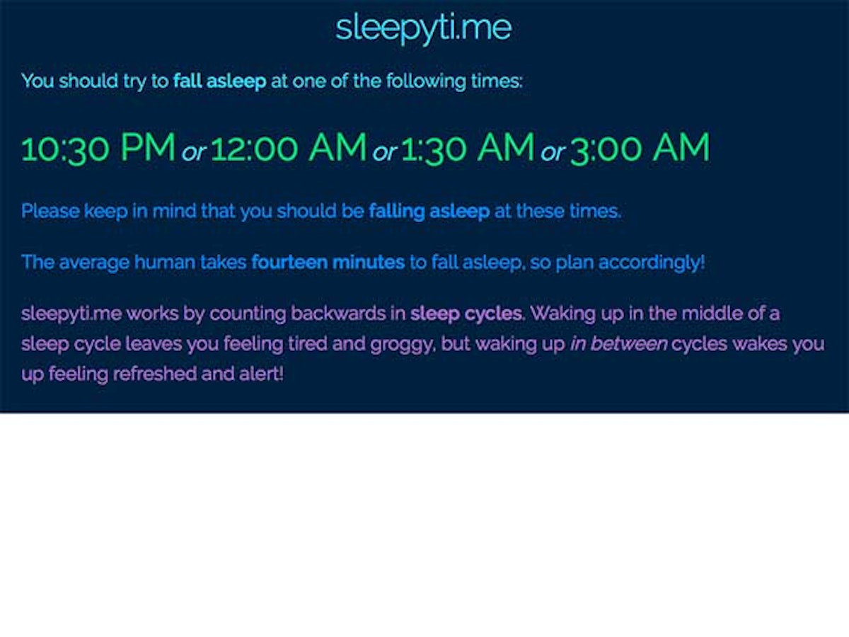 This Is The Exact Time You Need To Go To Sleep Tonight