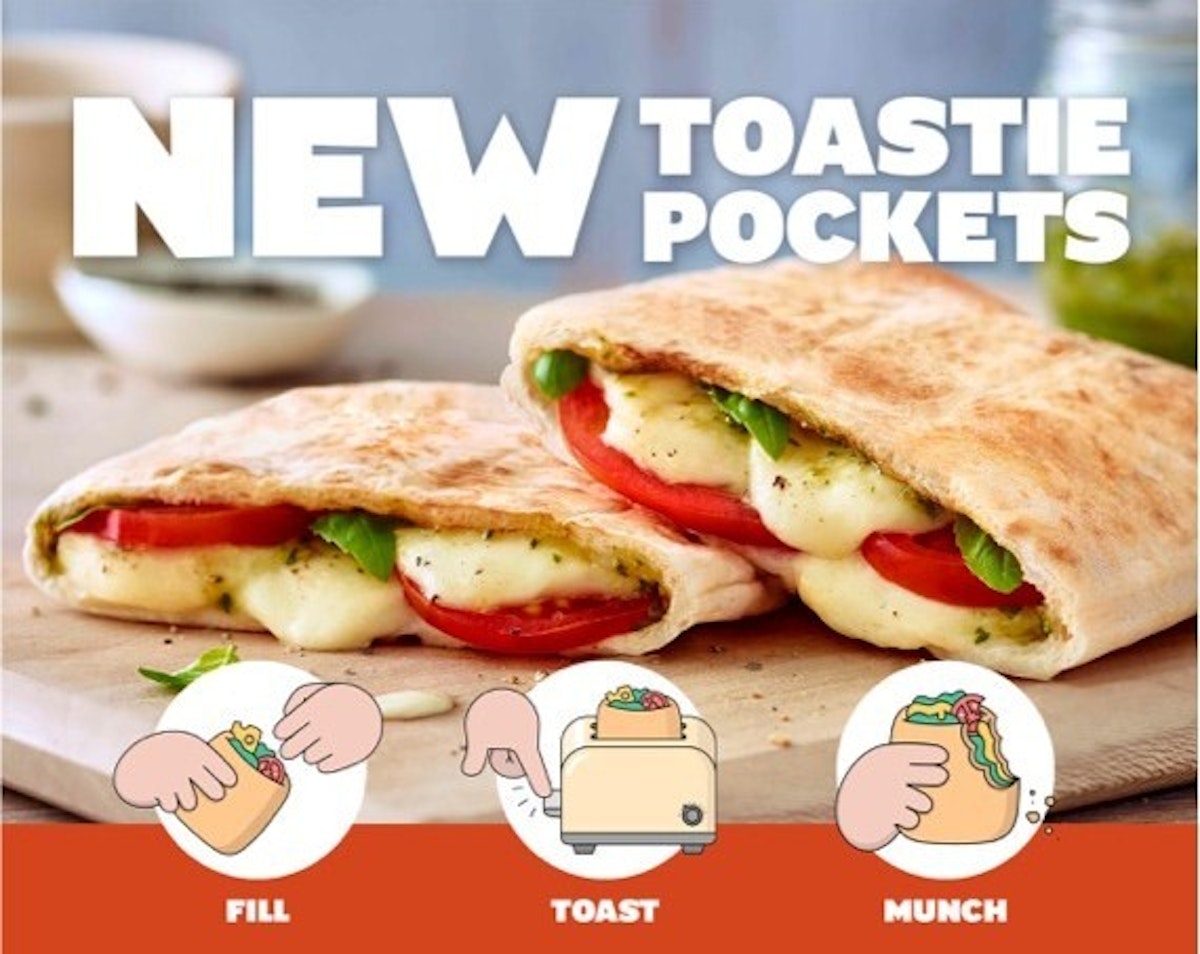 Toasties just got a whole lot easier thanks to Warburtons toastie pockets
