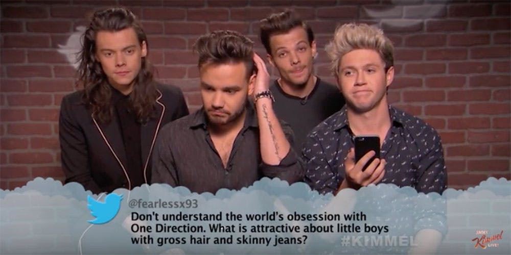 The latest edition of Jimmy Kimmel’s Mean Tweets, featuring One ...