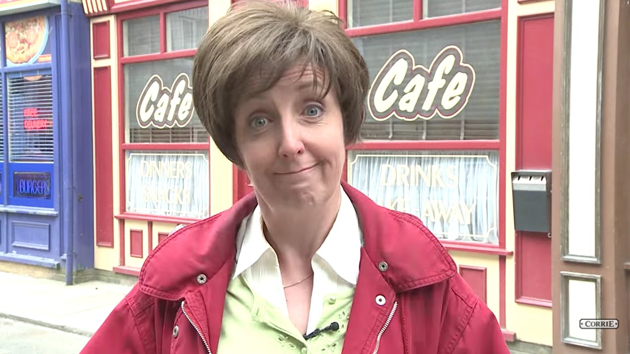 Coronation Street's Hayley Cropper reveals she was cast as a joke - closer