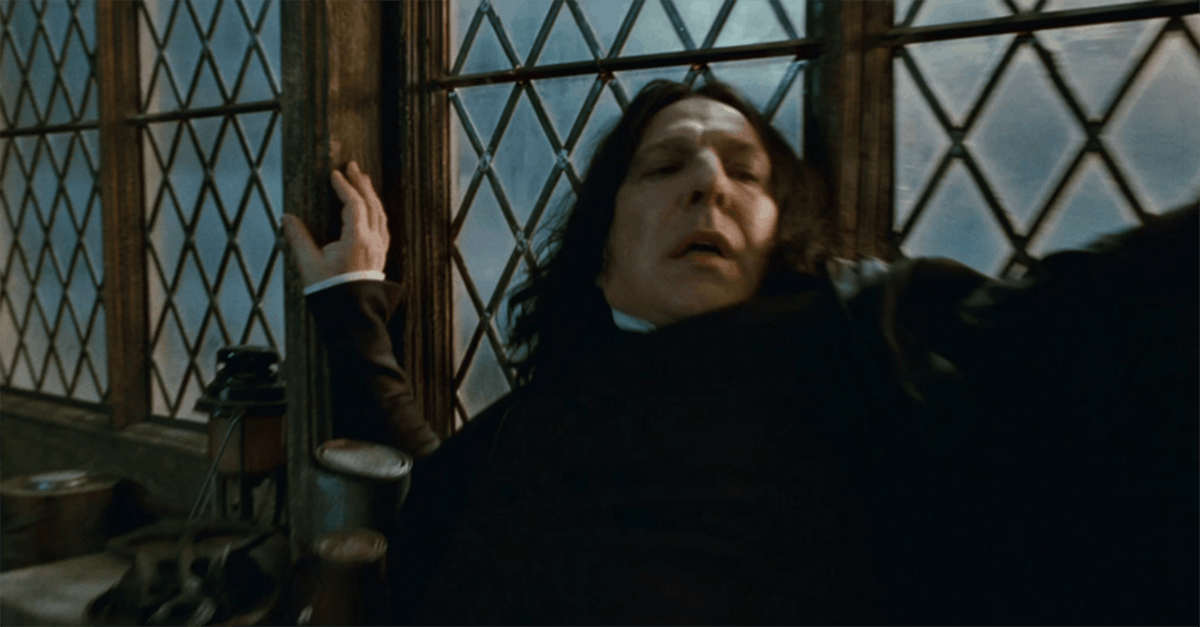 There’s a Harry Potter fan theory that SNAPE DIDN’T REALLY DIE ...