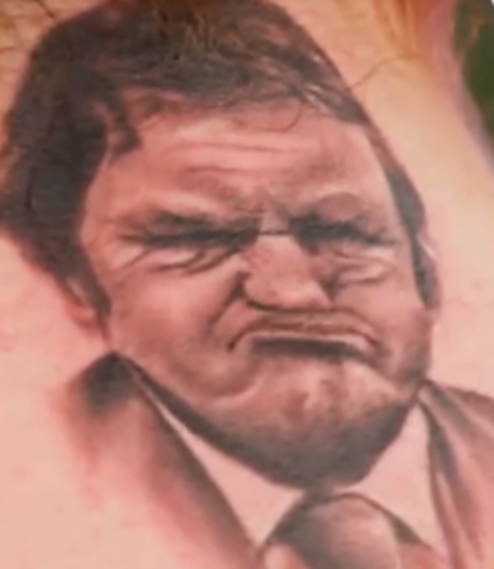 Charlotte Dawson’s Just Tattoo Of Us neck inking is chuffing AMAZING