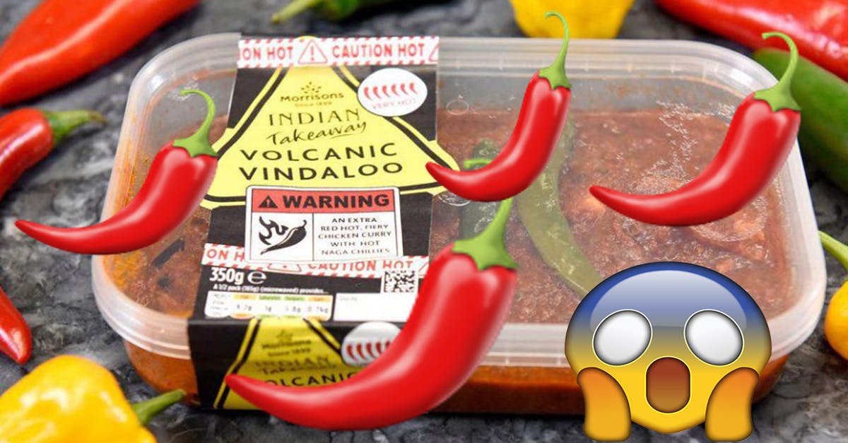 Morrisons is selling the hottest supermarket curry ever and we’re SO ...