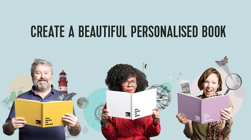 Create a beautiful personalised book - Closer