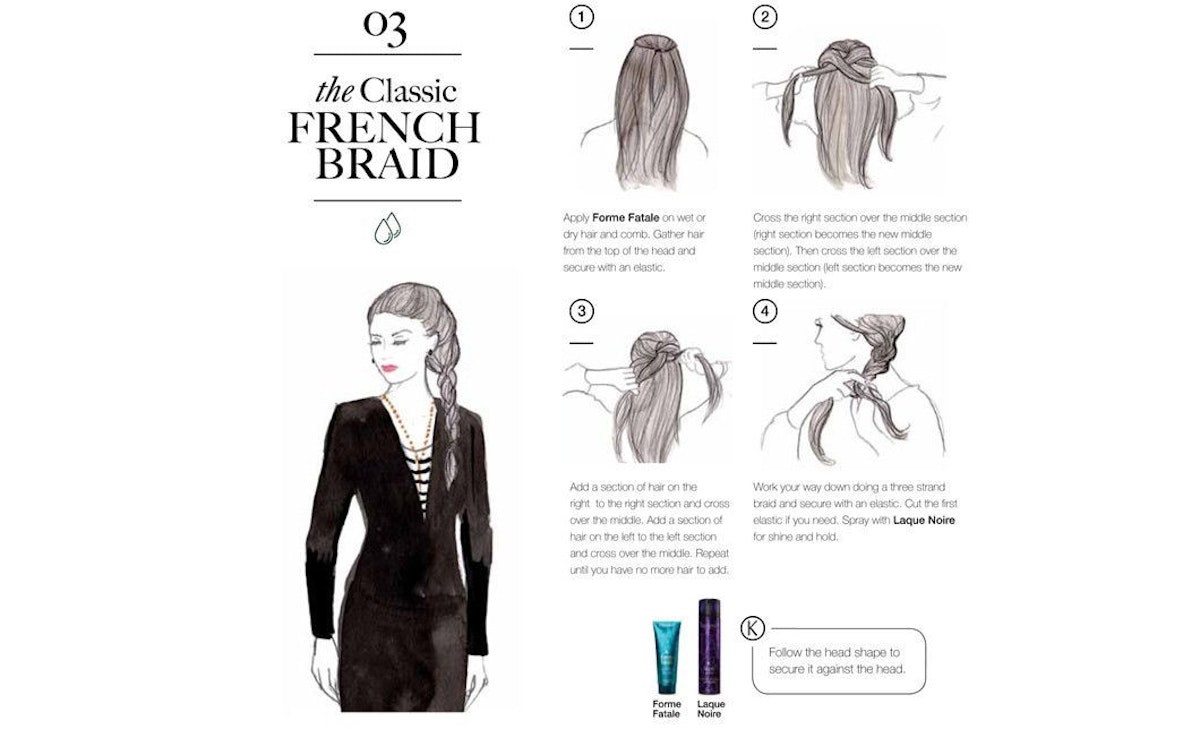 How To French Braid - Grazia
