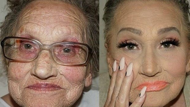 Grandma Makeup Grandmother To Be Gifts Letter L Gifts Makeup Bag