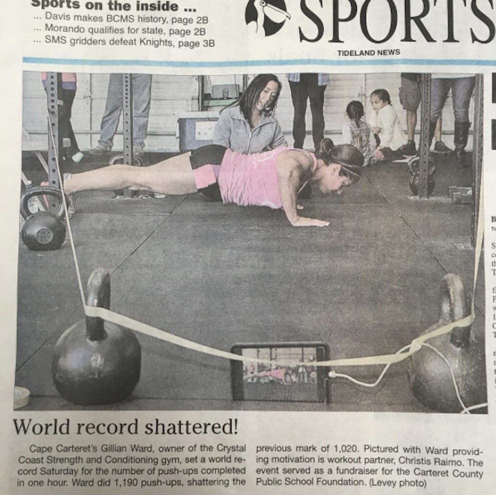 Bodybuilder Gillian Flynn Smashes World Record