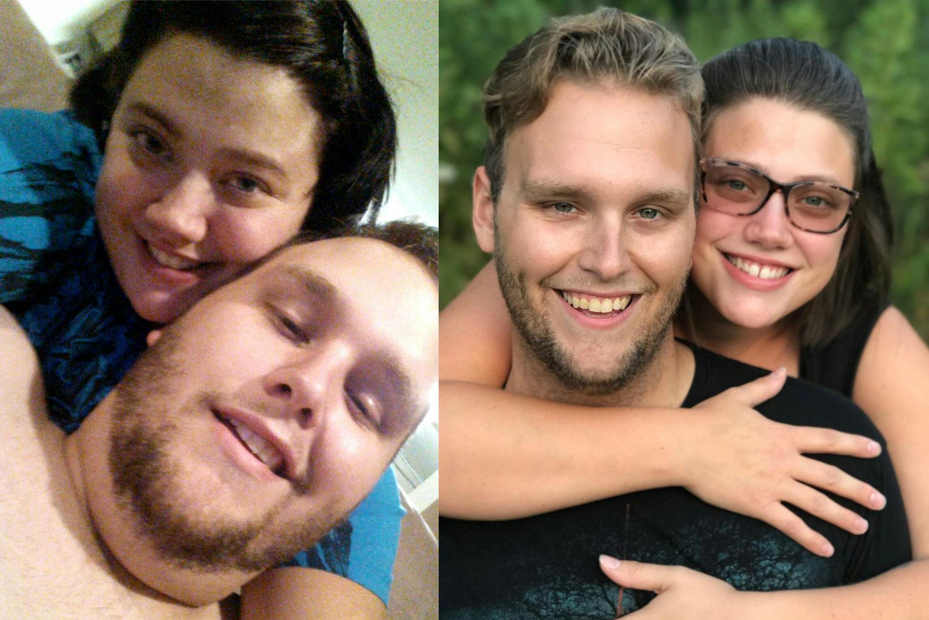 Couple Bo and Amber Wagner who were too fat to have SEX lose 22 stone ...