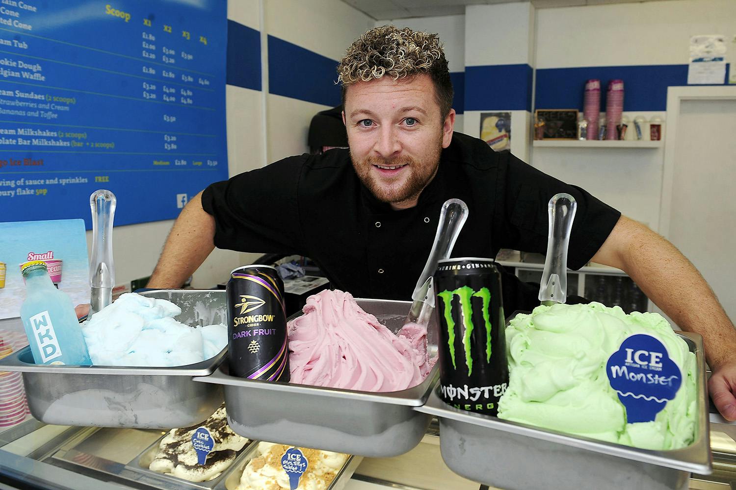 Scottish ice cream maker Kyle Gentleman went viral after creating a ...