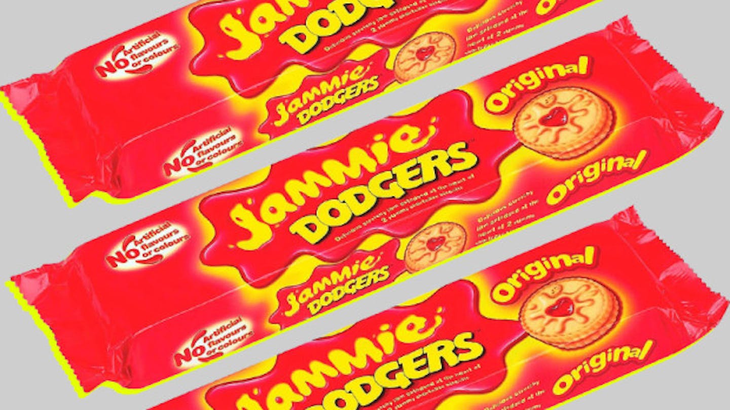 Jammy Dodger Logo Single Blondie Box Jammie Dodger Batch d Jammy Dodger Logo Single Blondie Box Jammie Dodger Batch d