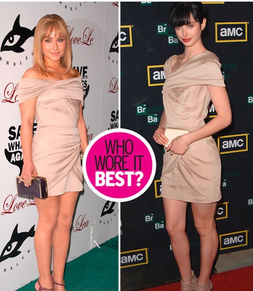 Mel B vs Abbey Clancy – who wore this Versace frock best? | Style | Heat