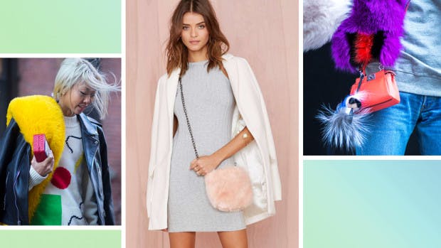 Fluff Is Trending On The Streets Of Fashion Week, So Get The Look | Grazia