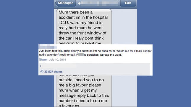 Facebook users share scam text warning: ‘Don’t reply to this number ...