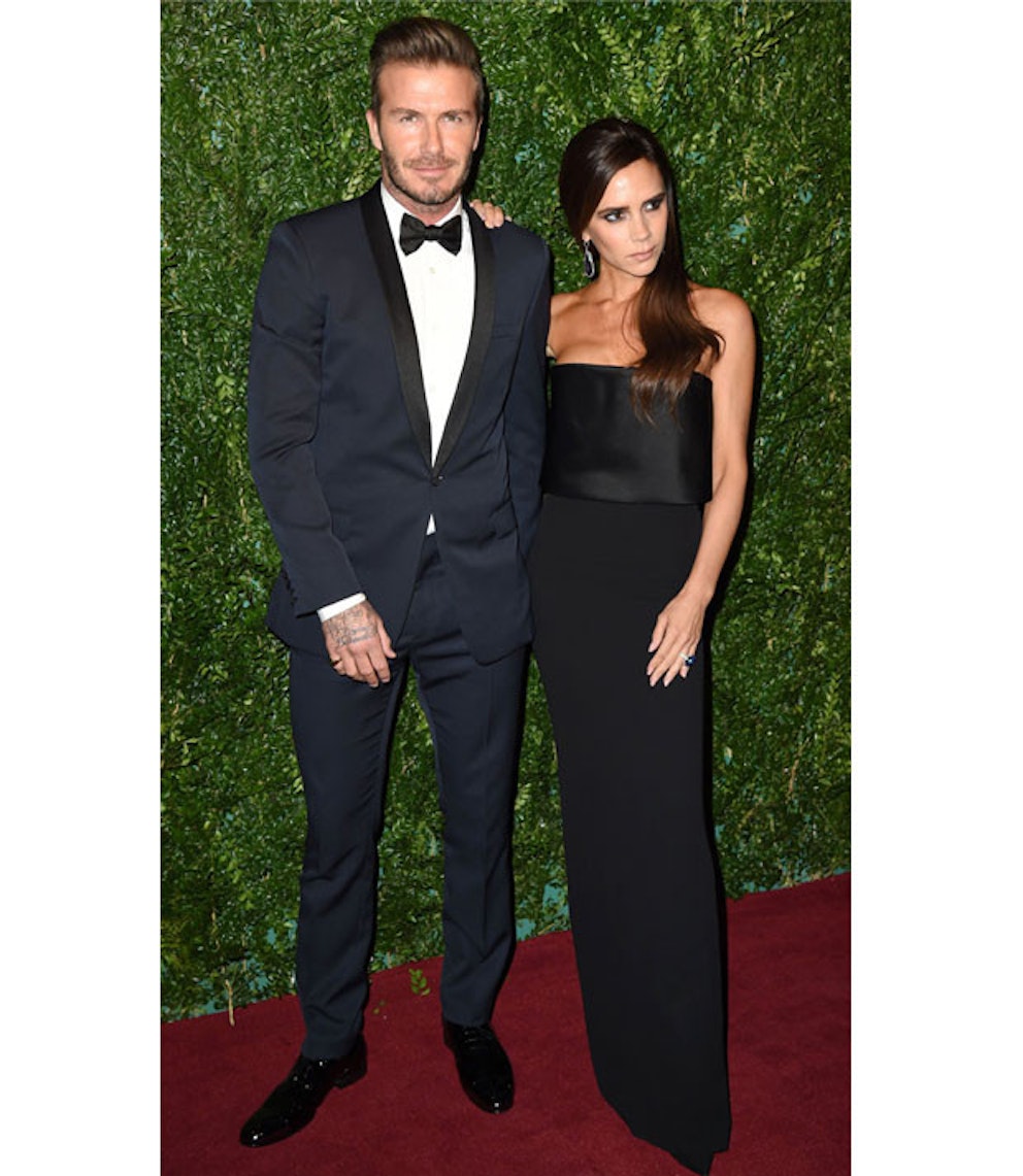 Evening Standard Theatre Awards; David and Victoria Beckham, Benedict ...