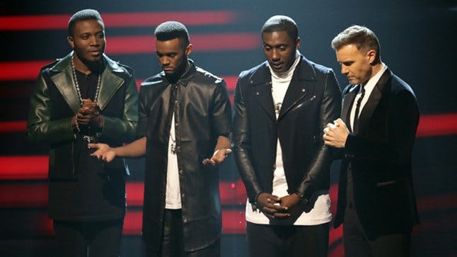 The X Factor’s Rough Copy are eliminated after vote goes to deadlock in ...