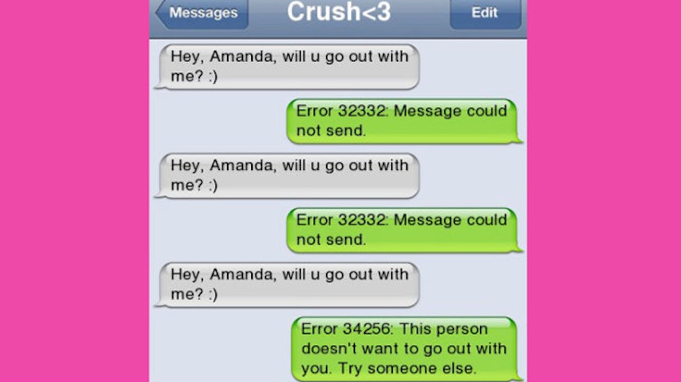 READ: The most hilarious rejection texts of all time | Closer