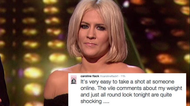 Caroline Flack hits back at Twitter trolls over X Factor performance ...