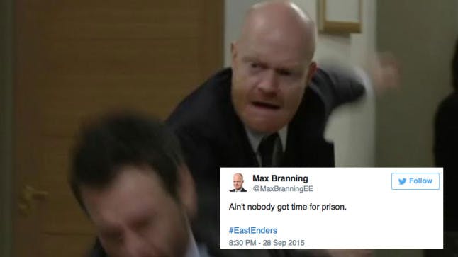 EastEnders fans take to Twitter over Max Branning’s prison break ...