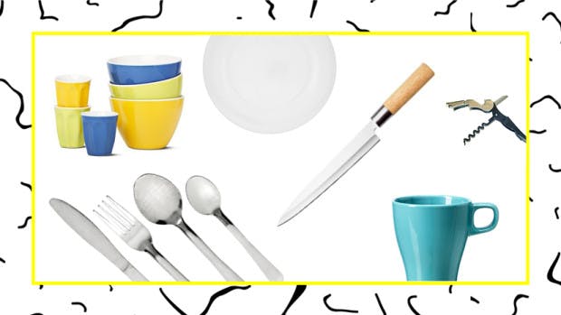 Get Every Single Thing You Need For Your Uni Kitchen For Just £20*