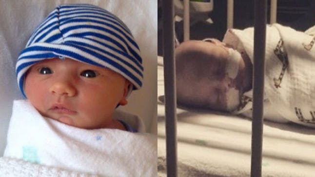 Parents share photo of dying baby son: ‘His death won’t be in vain ...