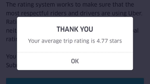 You Can Now Find Out What Your Rating Is On Uber