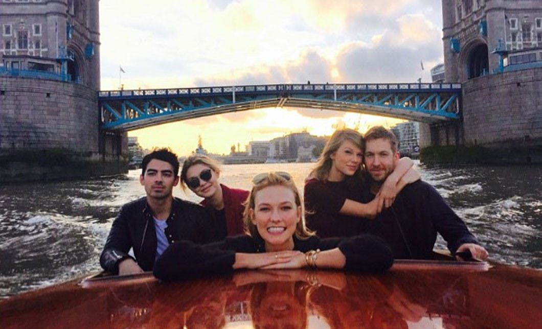 All Aboard The Love Boat! Taylor Swift and Calvin Harris Cruise Down ...