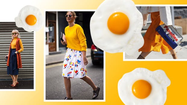 Yolk Yellow is trending at London Fashion Week