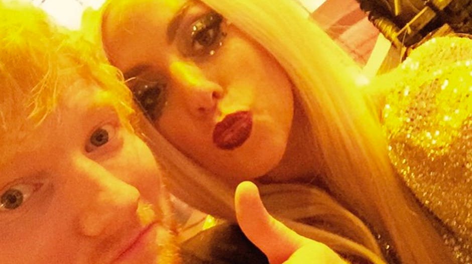 Lady GaGa did NOT mistake Ed Sheeran for a waiter! | Celebrity ...