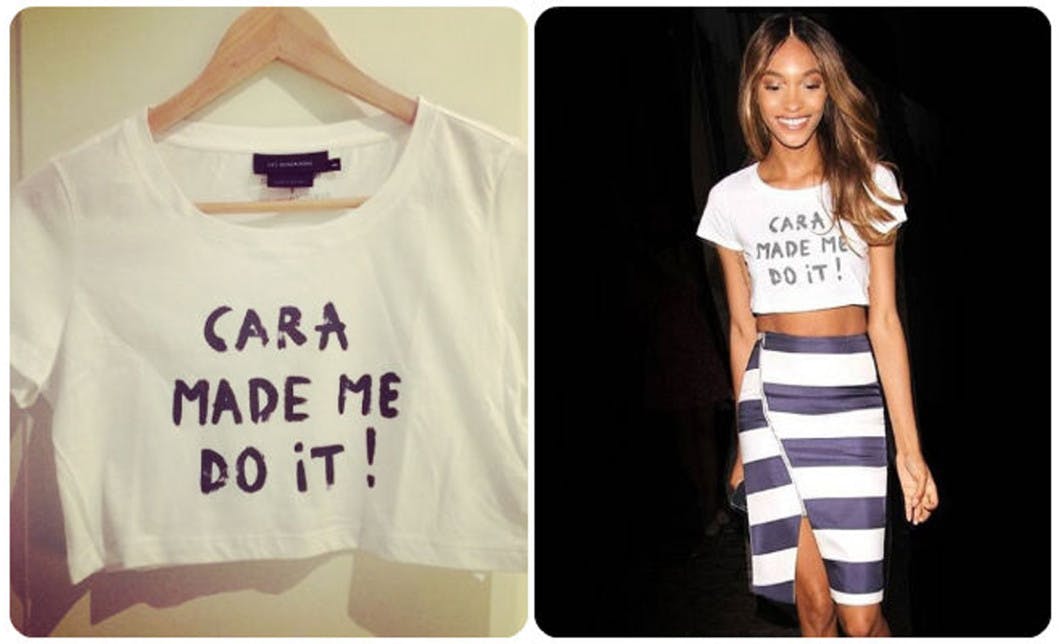 How You Can Get Your Hands On The ‘Cara Made Me Do It’ Slogan Tees | Grazia