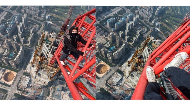 WATCH: Two men climb second tallest building with NO safety equipment ...
