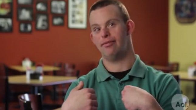 Tim Harris is 27-years-old and has Down’s Syndrome. And his story is ...