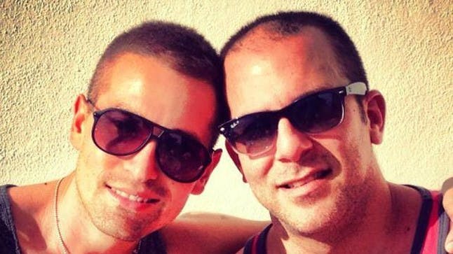 Two dads meet their new baby for the first time – and the picture will ...