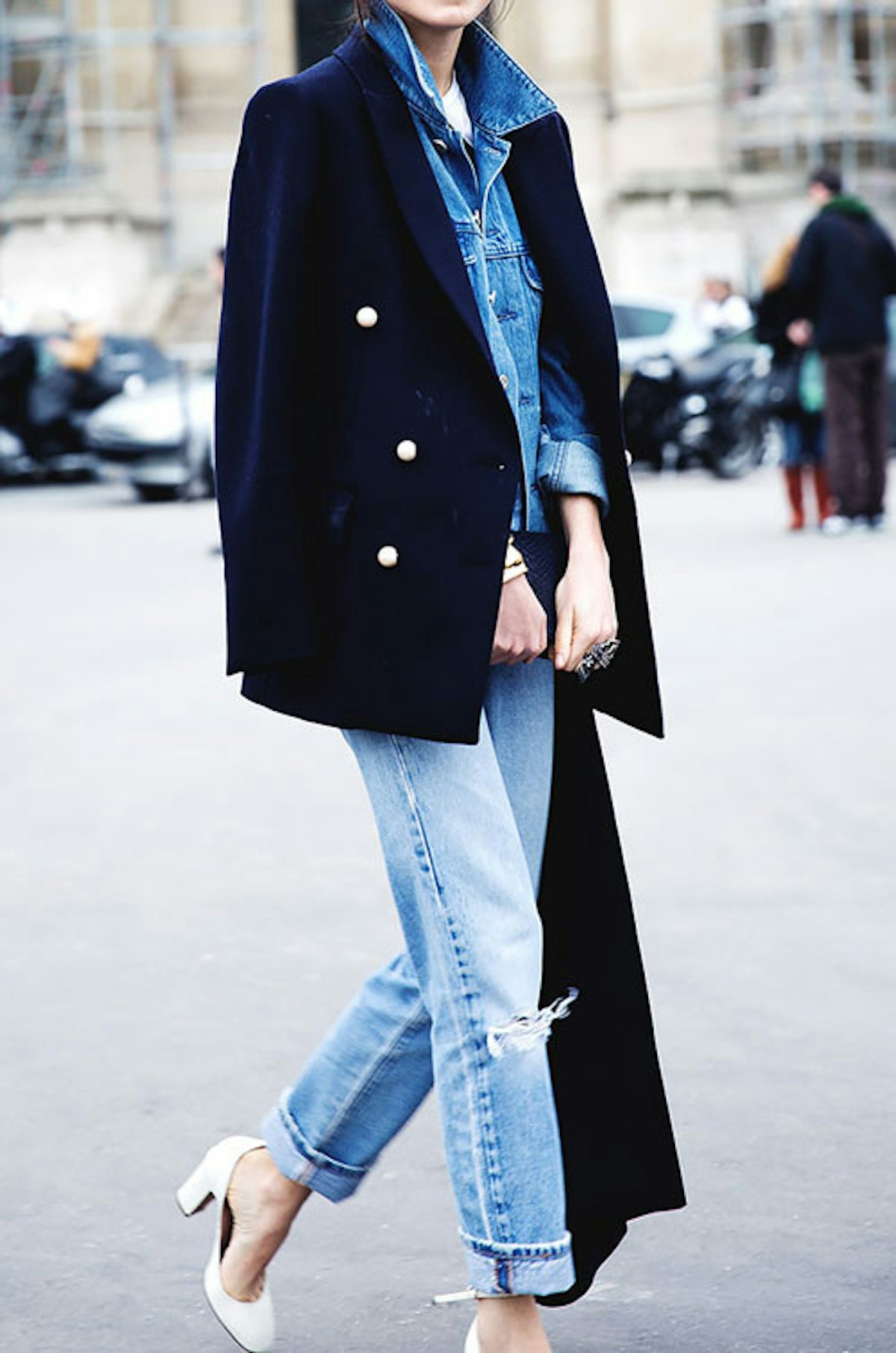 Here's Some Insanely Stylish Girls Who Prove Two Coats Are Better Than One