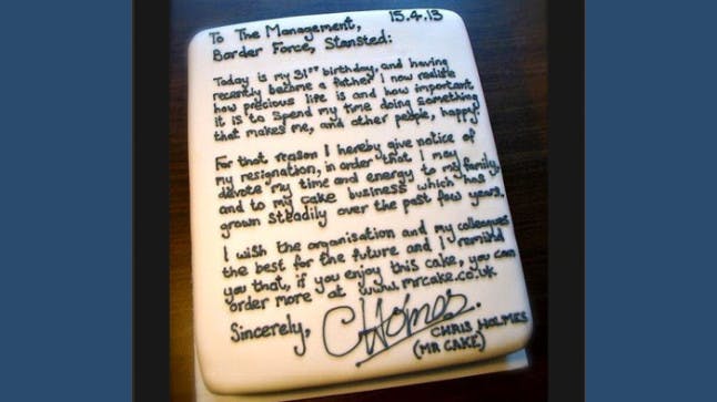 The best resignation ‘letter’ ever from new father? ‘I want to dedicate ...