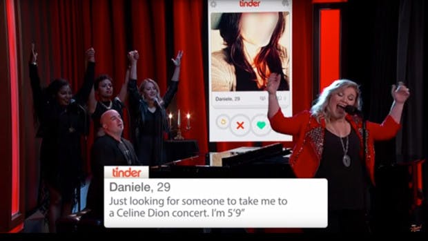 Lose Your Lunchtime To Kelly Clarkson Singing Tinder Profiles