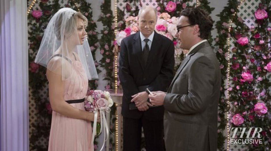 LOOK! The Big Bang Theory wedding pictures – Leonard and Penny tie the ...