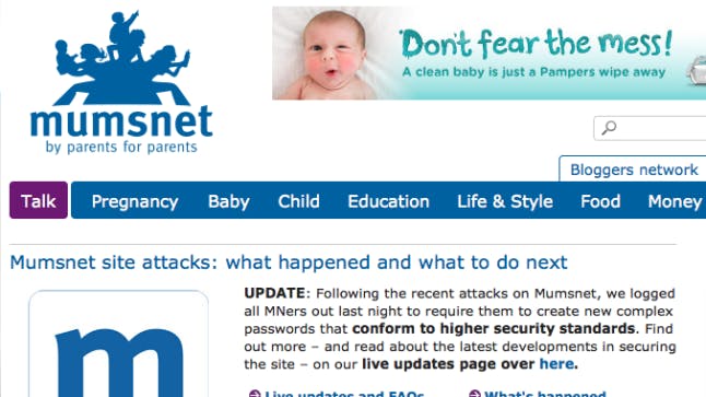 Mumsnet hackers send swat teams to family homes | Closer