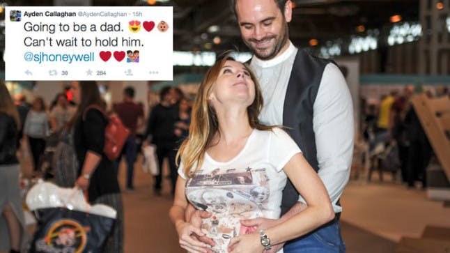 Emmerdale’s Ayden Callaghan reveals baby joy on Twitter: ‘Can’t wait to ...