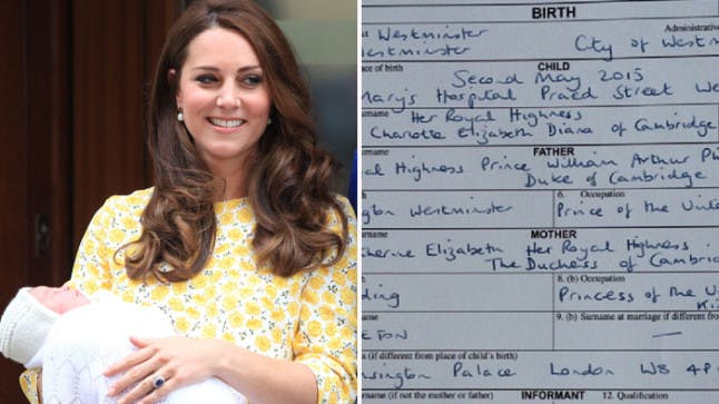 Royal baby: Kensington Palace share Princess Charlotte’s birth ...