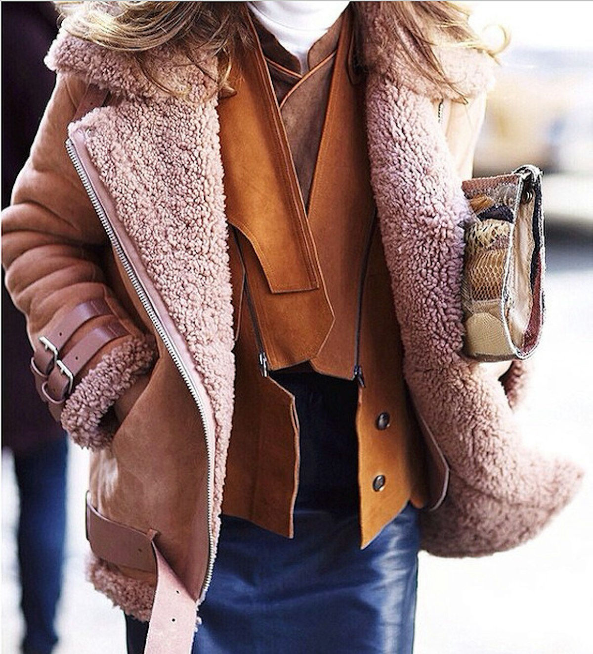 Here's Some Insanely Stylish Girls Who Prove Two Coats Are Better Than One